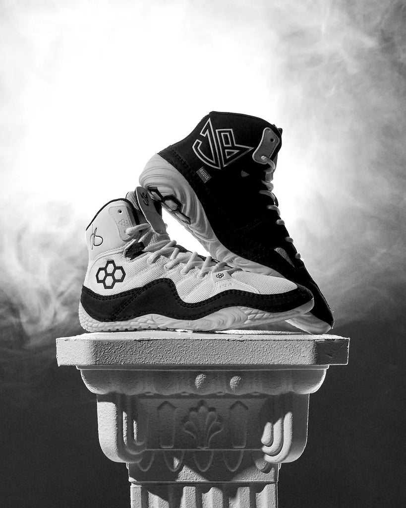 Rudis JB1 WHITE Wrestling Shoes — Takedown Distribution
