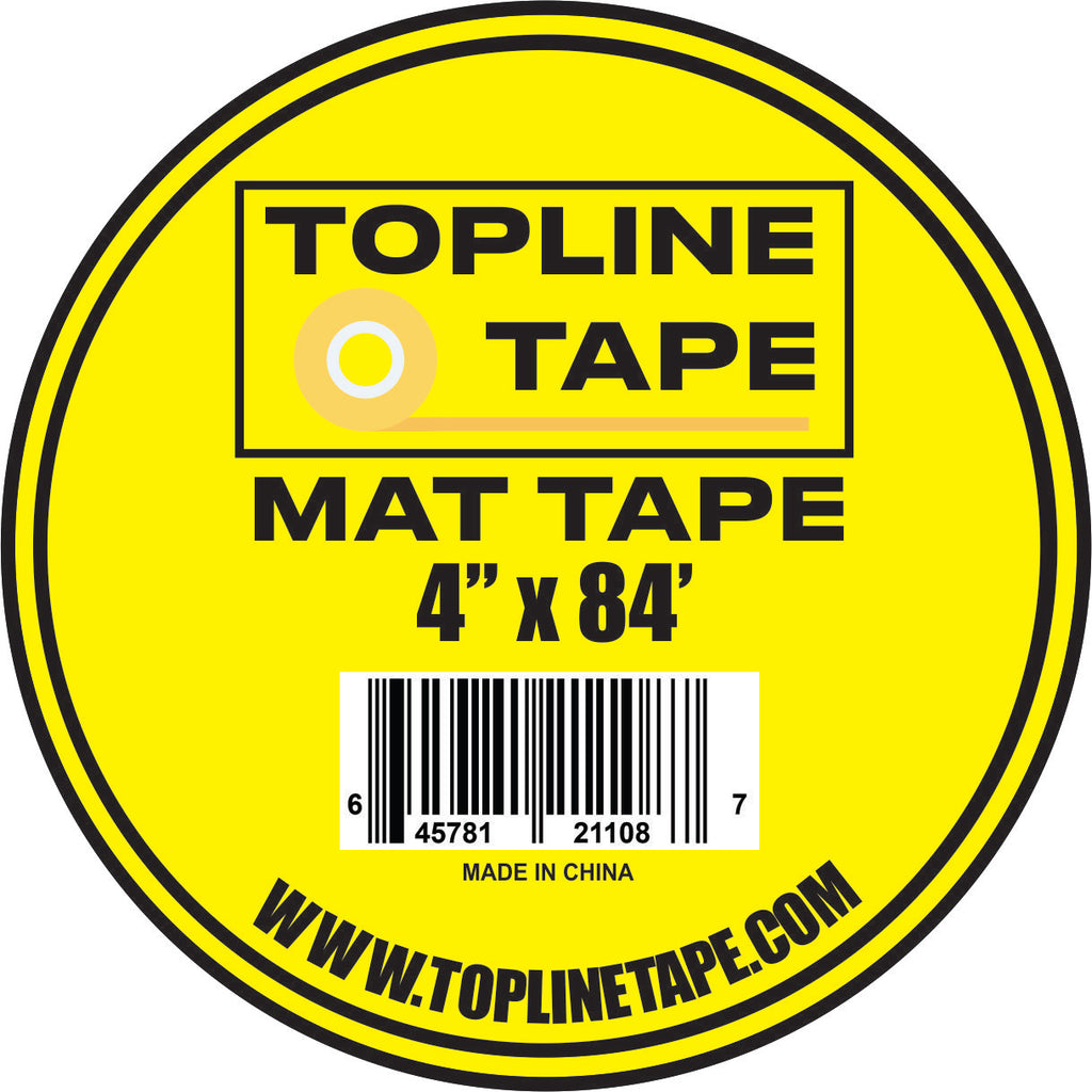 Topline PVC Wrestling Mat Tape -Curling Tape 4 inch — Takedown Distribution